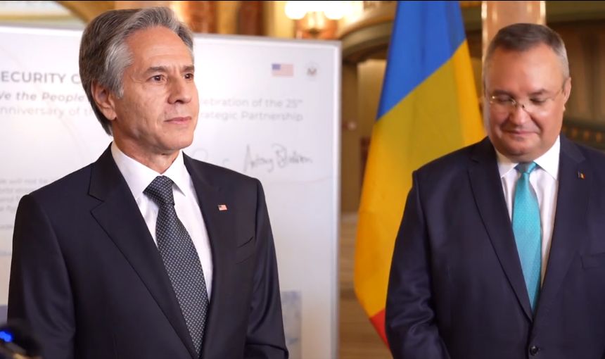 Antony Blinken, în București: „Noi avem o alianță de neclintit, bazată ...